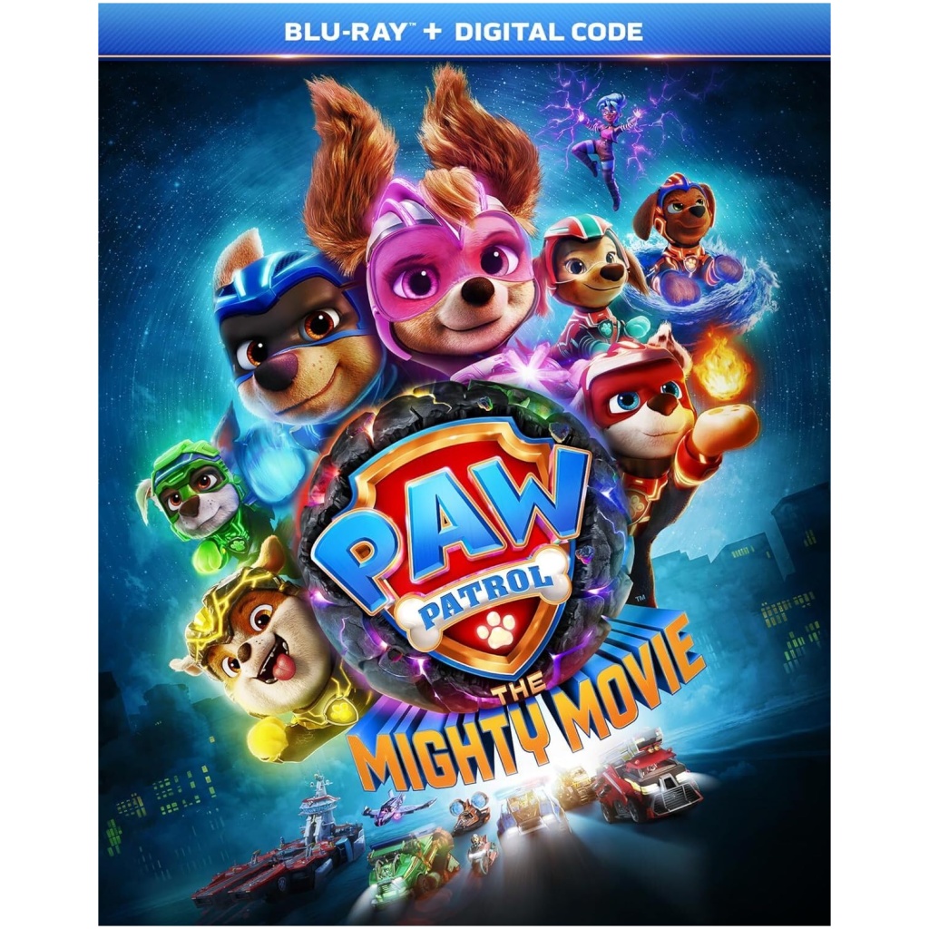 PAW Patrol DVD & Movies 1 & 2, Mighty Pups, Rubble & Crew - DVD & Blu-Ray