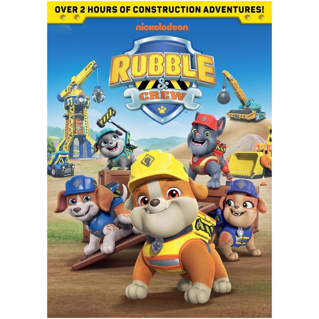 PAW Patrol DVD & Movies 1 & 2, Mighty Pups, Rubble & Crew - DVD & Blu-Ray